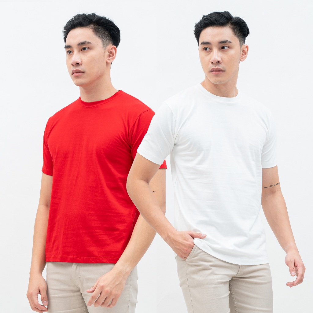 Jual KAOS POLOS PRIA MERAH PUTIH | Shopee Indonesia