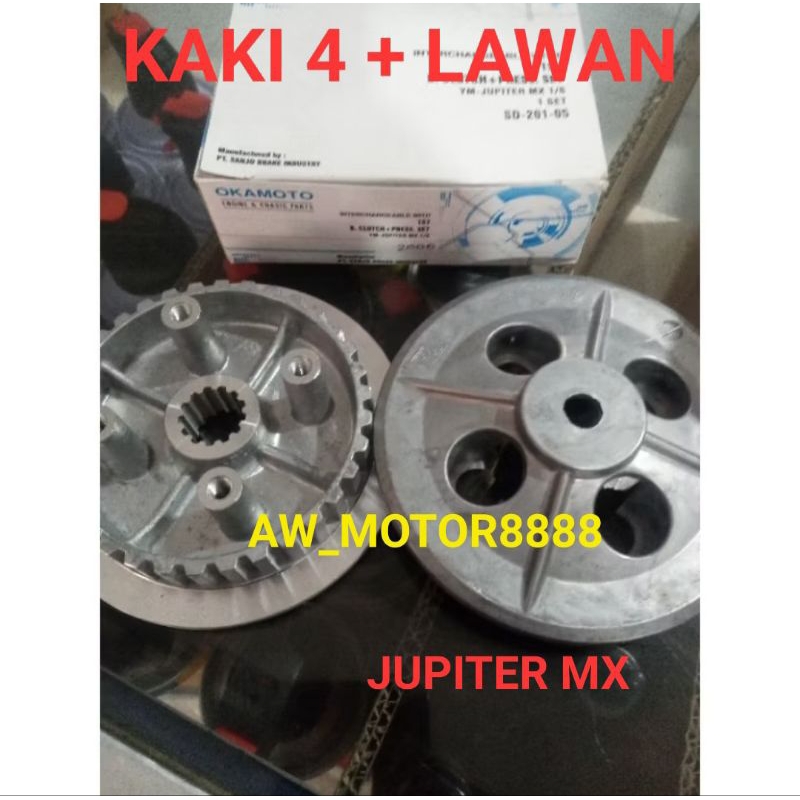Jual KAKI 4 + LAWAN JUPITER MX / JUP MX / JUPITER MX OLD LAMA DAPUR KOPLING KAKI 4 KOPLING KAKI ...