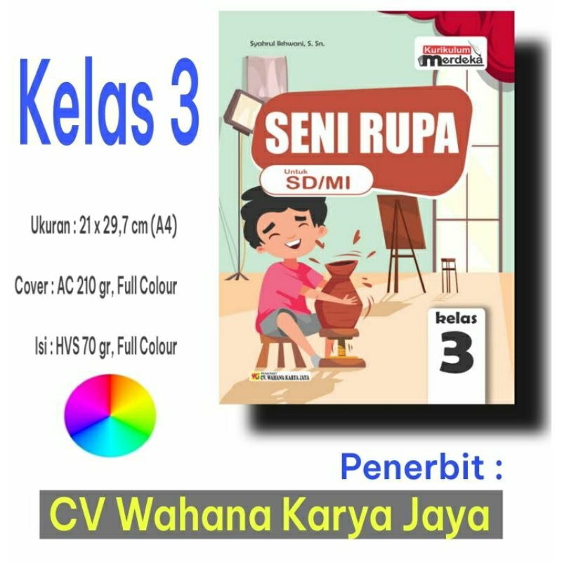 Jual WKJ SENI RUPA KELAS 3 SD PENERBIT CV WAHANA KARYA JAYA | Shopee Indonesia