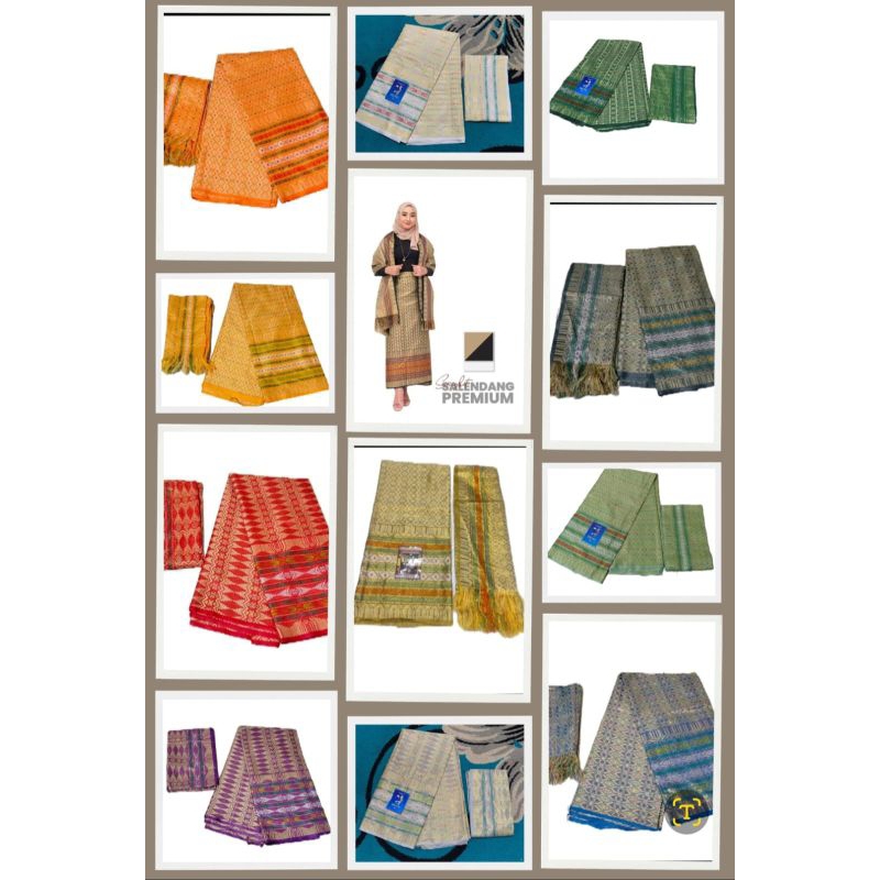 Jual kain tenun songket thailand + selendang syal ecer dan grosir khas ...
