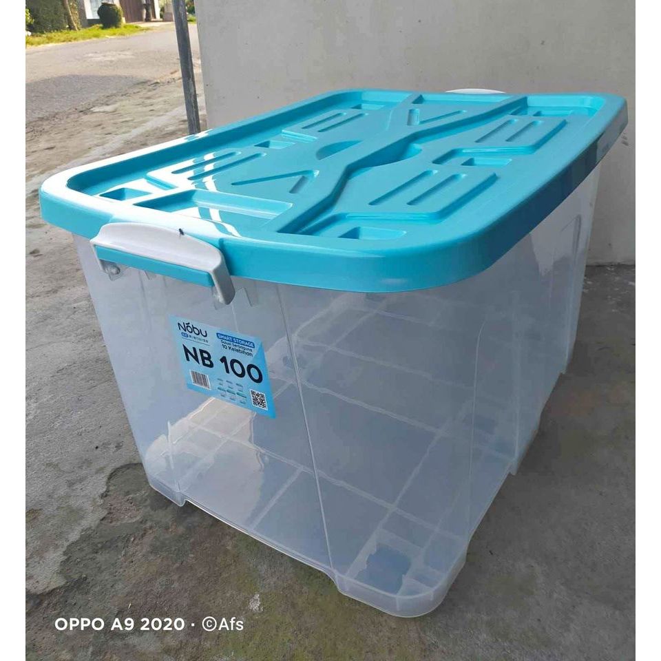 Jual BOX CONTAINER BENING 100 LITER + RODA - Kontainer Box / Container ...