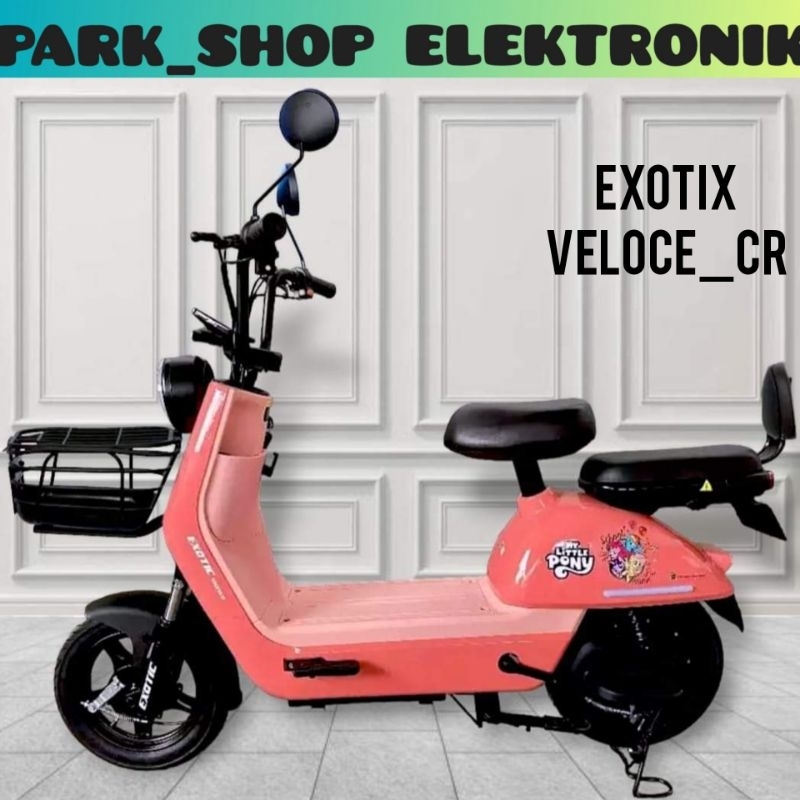 Jual Exotic VELOCE CR pink my little pony / sepeda listrik pacific exotix litte pony | Shopee ...