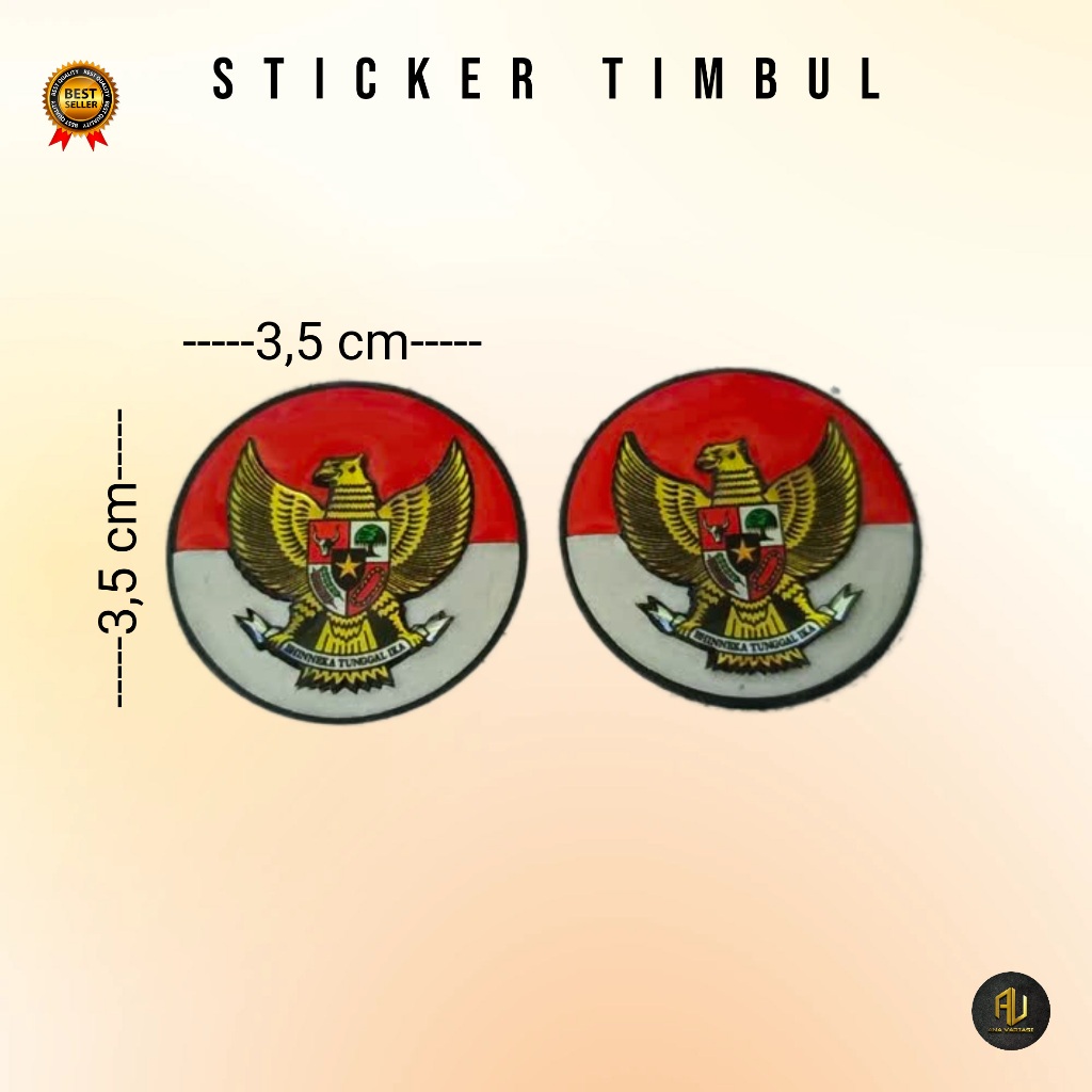 Jual STICKER TIMBUL GARUDA MERAH PUTIH STICKER MOBIL,STICKER MOTOR ...