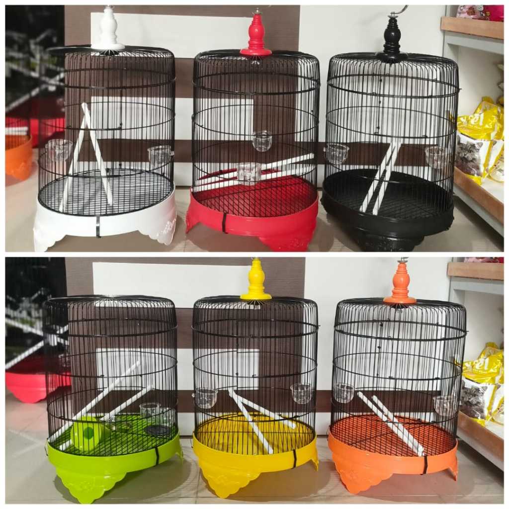 Jual Sangkar Bulat Besi 33cm Ukuran Tanggung | Shopee Indonesia