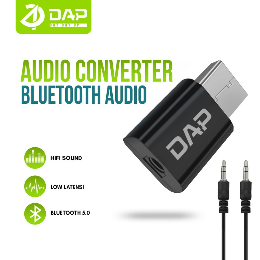 Jual Adapter AUX Bluetooth V5.0 DAP D-AU21 Receiver Bluetooth Audio ...