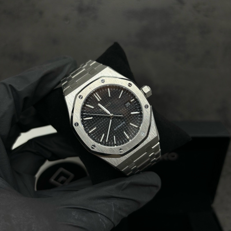 Jual Jam Tangan Seiko Mod AP Royal Oak NH35 Automatic Watch Men Black ...