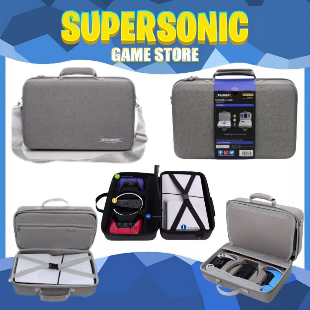 Jual Dobe Storage Case For PS5 Disc/Digital Slim TP5-3590 | Shopee ...