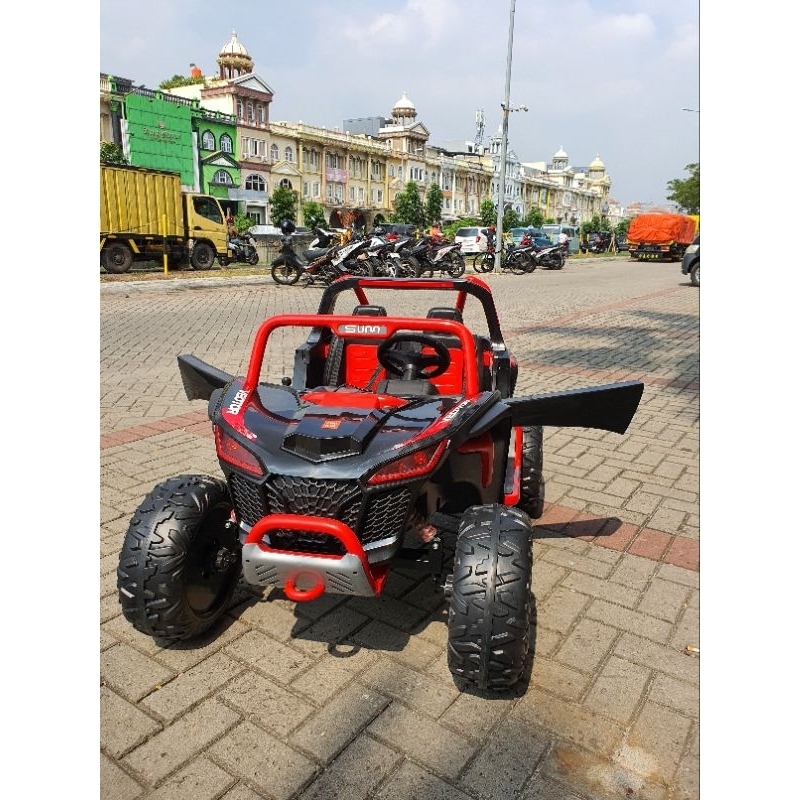 Jual YUKITA 689 VECTOR Mobil Aki maenan Mainan Anak 12 VOLT Ban karet ...