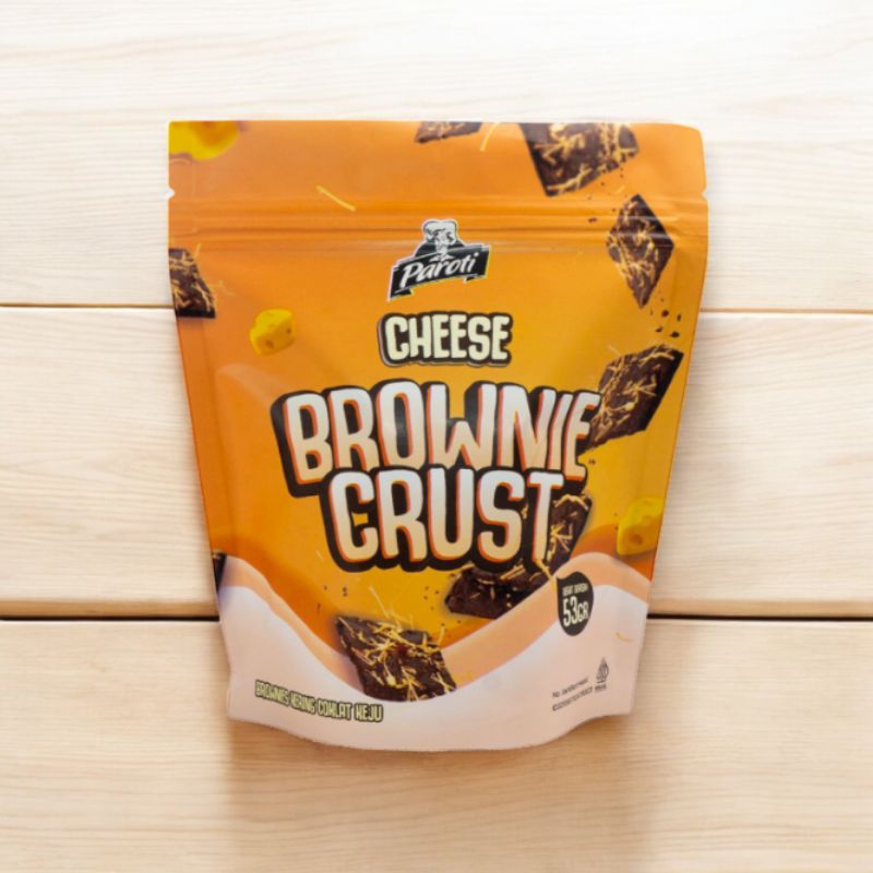 Jual Paroti Brownies Kering Cokelat keju Crust 53 g | Shopee Indonesia