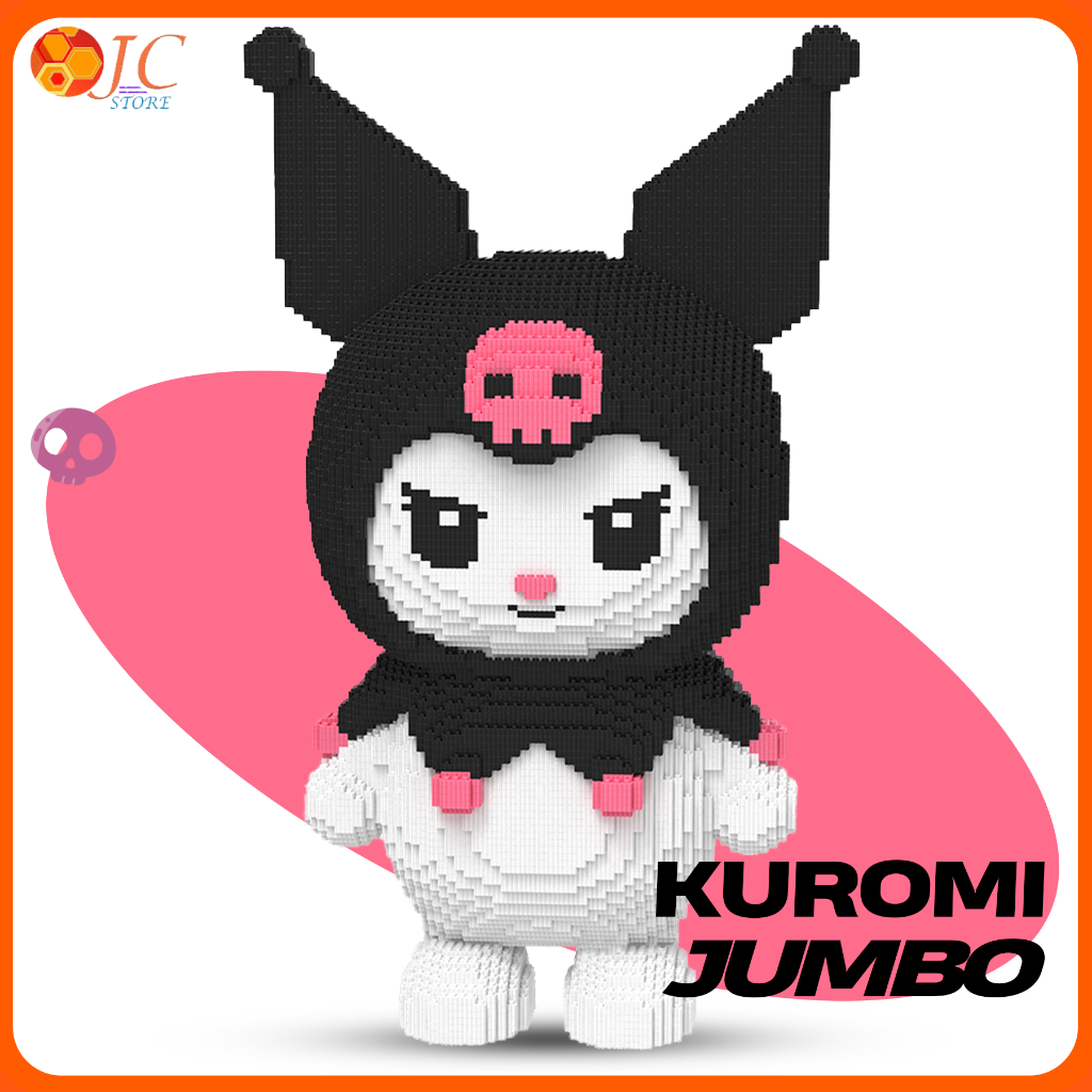 Jual JC Nano Block Jumbo Kuromi Sanrio Mainan Anak Balok Susun Puzzle ...