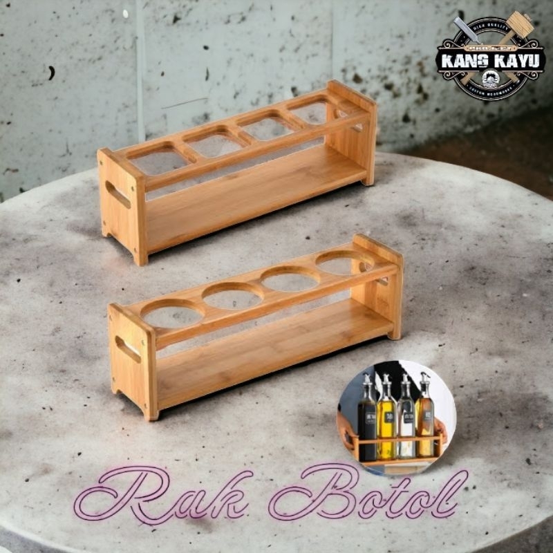 Jual Rak botol kayu tempat botol ukuran 10cm minimalis | Shopee Indonesia