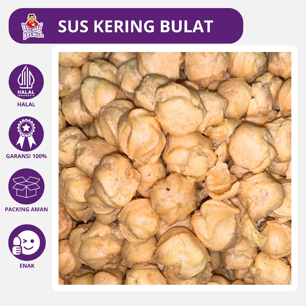 Jual SUS KERING SOES BULAT MINI GURIH 200gr 100gr | Shopee Indonesia
