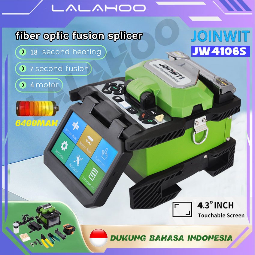 Jual Bahasa Indonesia + Touch Screen Fusion Splicer Splicing Machine ...