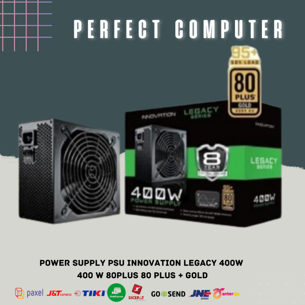 Jual Power Supply PSU Innovation Legacy 400W 80plus 80 Plus + Gold 400 w | Shopee Indonesia
