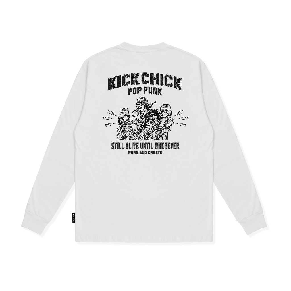 Jual Kickchick Longsleeve Syncing Black & White | Kaos Pria Lengan ...