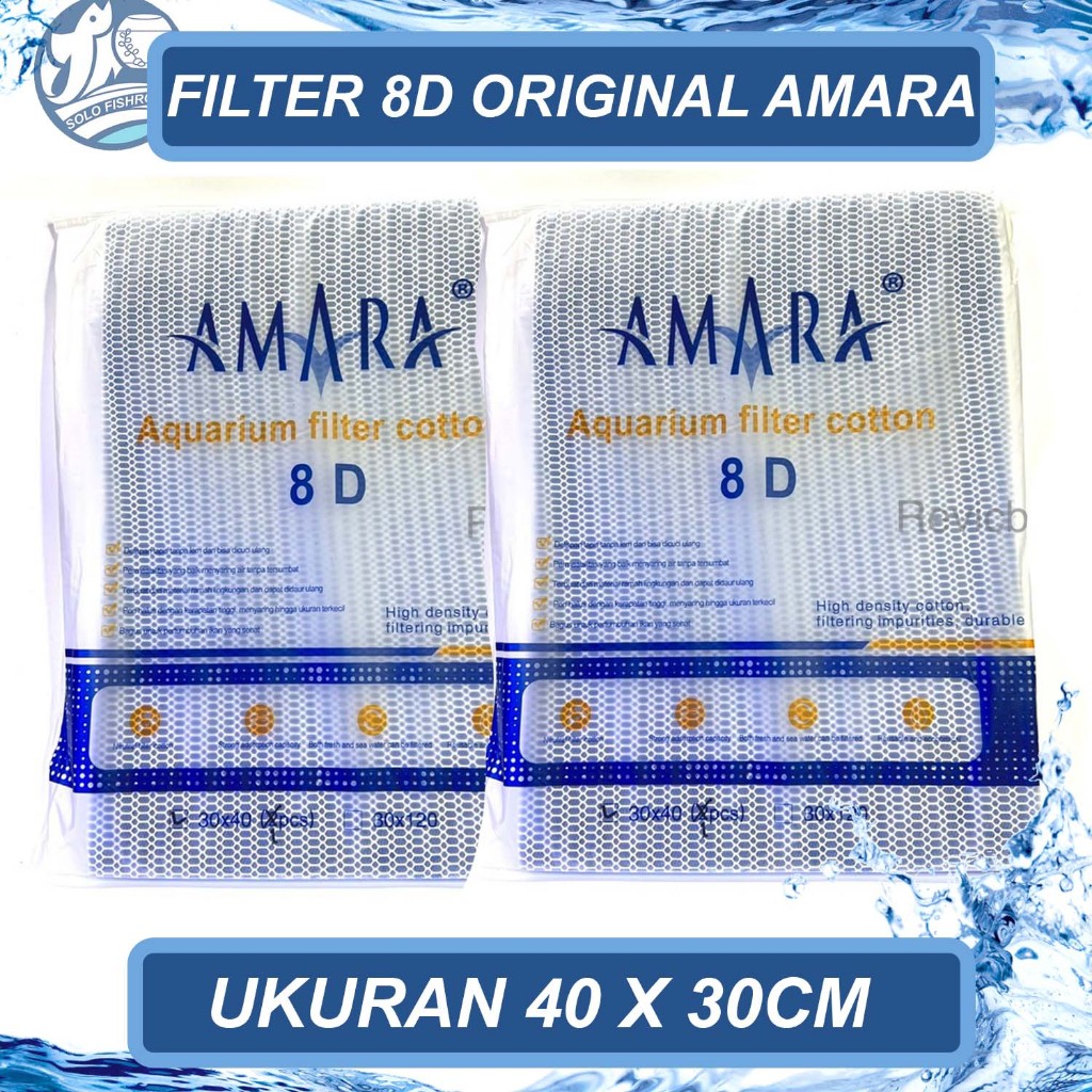 Jual Kapas Busa Filter 8D AMARA (8 lapisan) Aquarium Sponge Filter ...