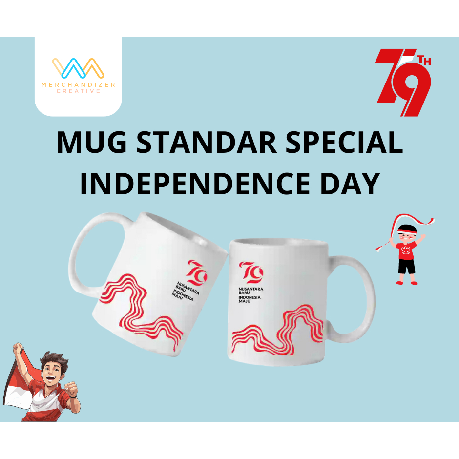 Jual Mug Standar Custom Spesial HUT RI 79 / Doorprize Mug - Ready ...