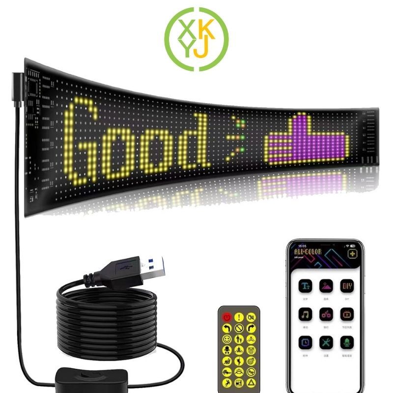 Jual XYKJ Flexible LED Strip Mobil Screen Display Flexible Lampu ...