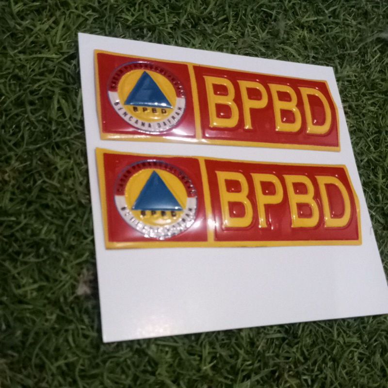 Jual STIKER EMBOS PLAT NO BPBD /BADAN PENANGGULANGAN BENCANA DAERAH ...