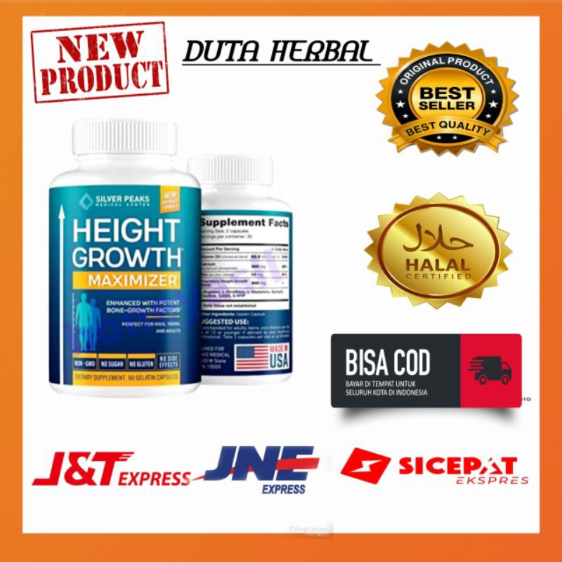 Jual Height Growth Peninggi Badan Maximizer 100% Original USA | Shopee Indonesia