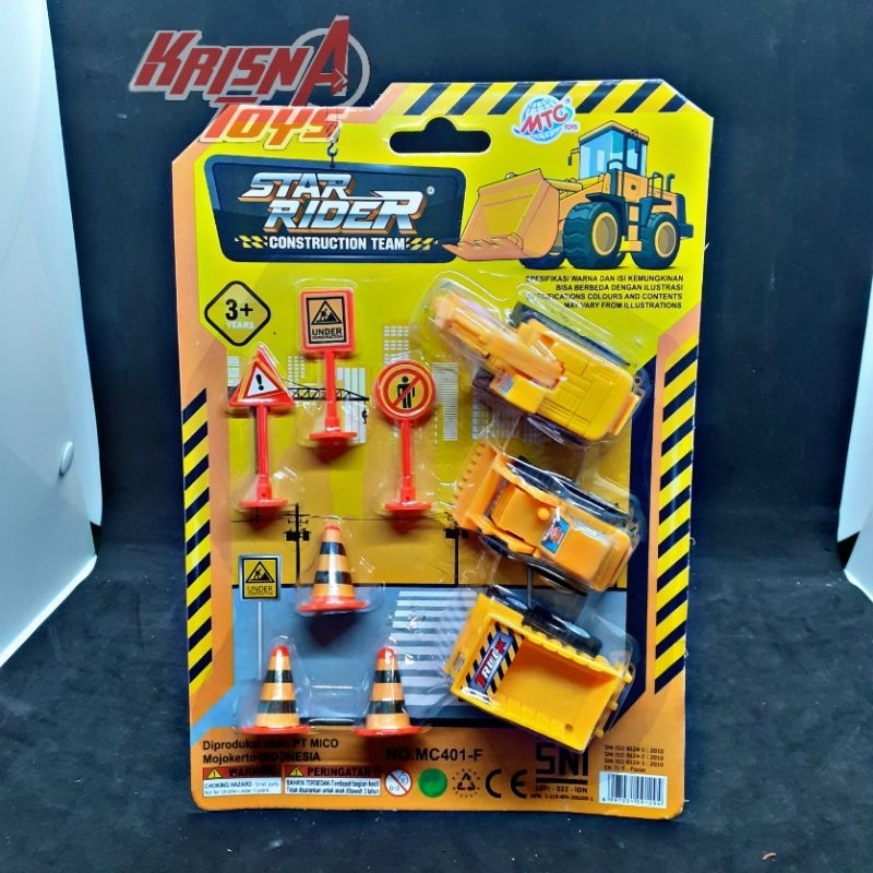 Jual MAINAN ANAK MOBIL KONSTRUKSI MINI PULL BACK/TRUCK BEKO MINI ...