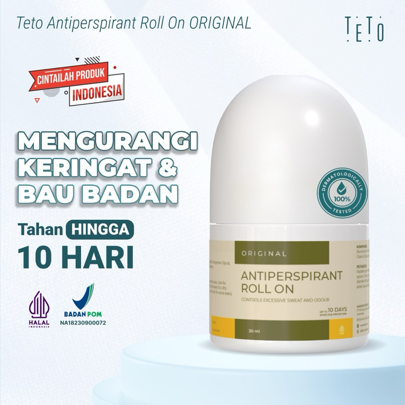 Jual Teto Antiperspirant Roll On 30ml - Original | Shopee Indonesia