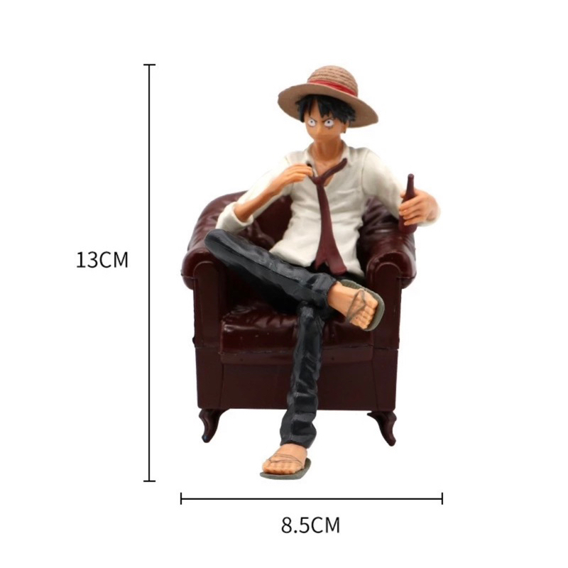 Jual ACTION FIGURE ONE PIECE MONKEY D LUFFY SITTING POSTURE VER. TOPPER ...