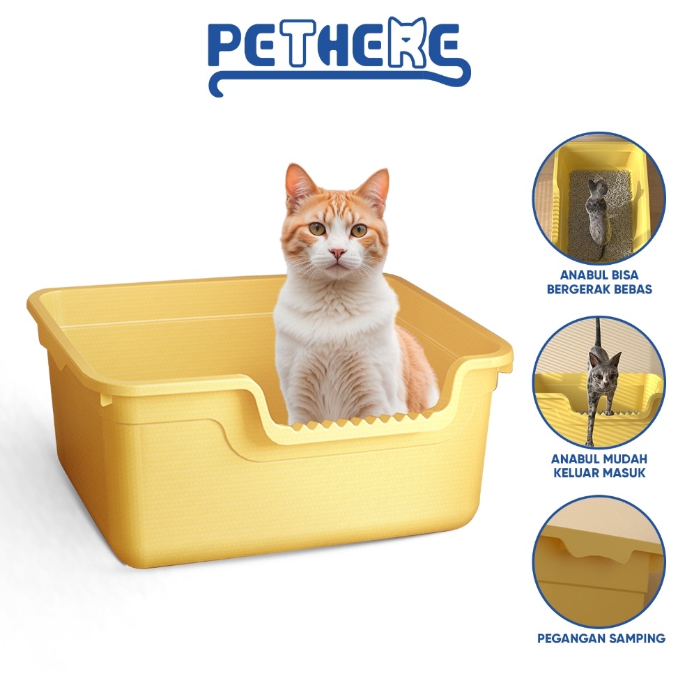 Jual PET THERE Bak Pasir Kucing Anjing M19 Toilet Kucing Anjing Pet ...