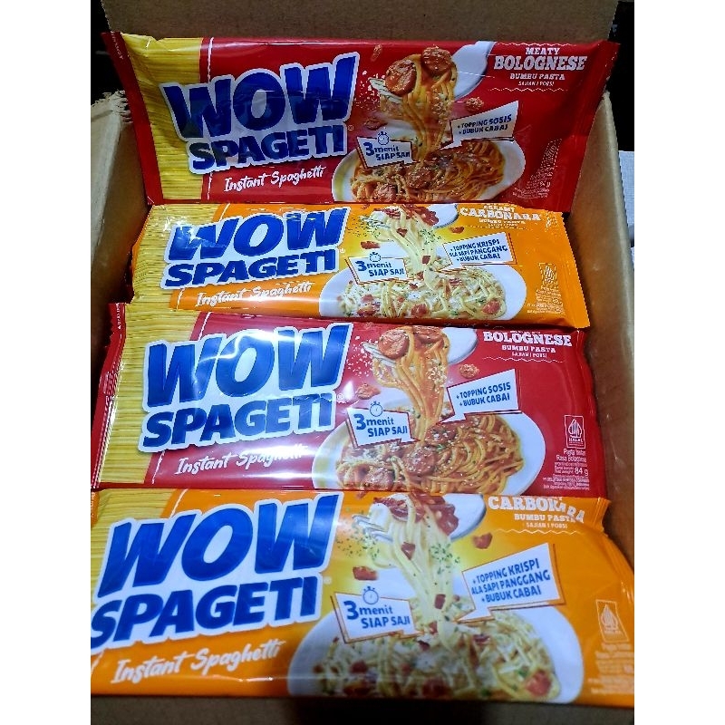 Jual WOW Spageti Carbonara 88gr (Minimal Order 10 pcs) Spageti ...