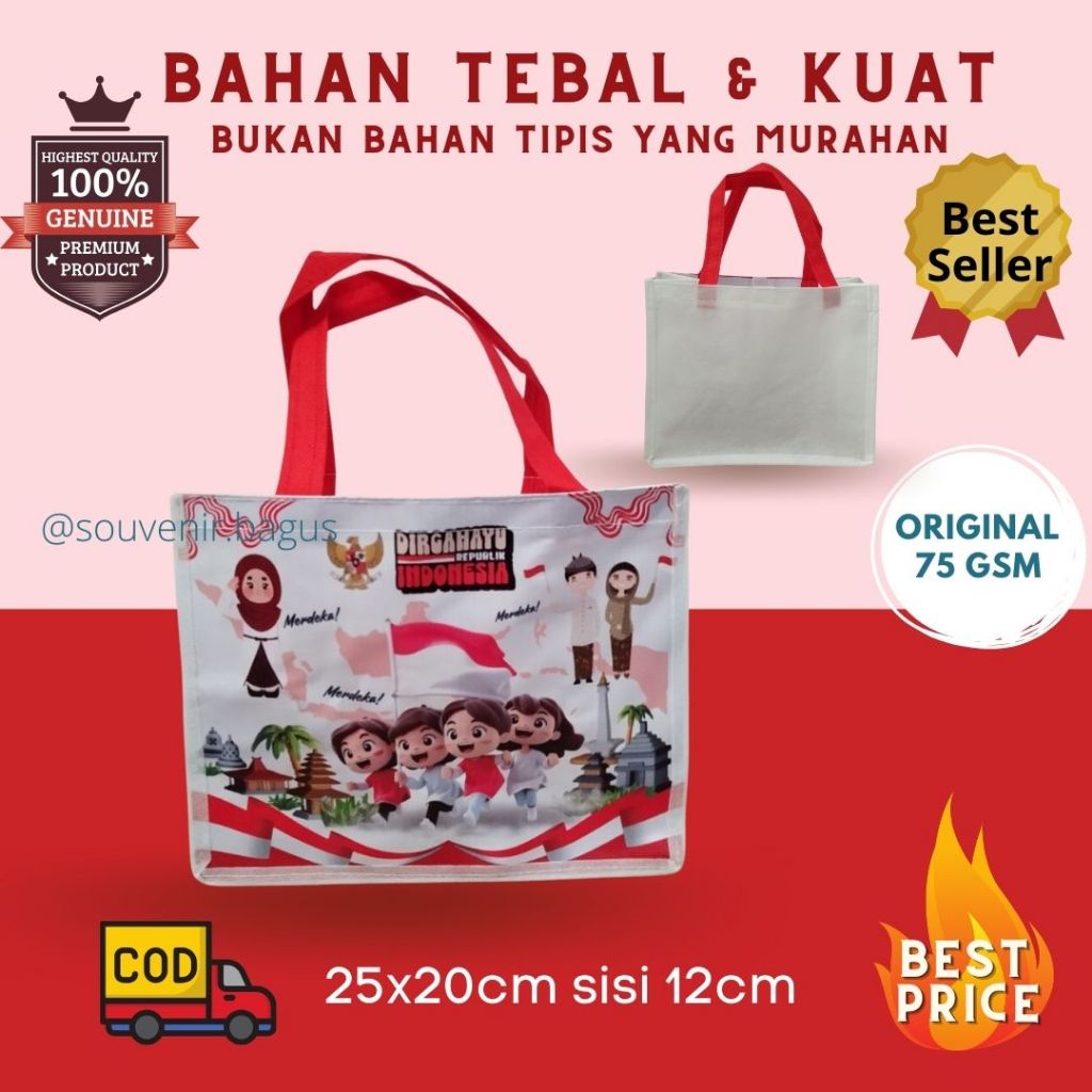 Jual Tas hadiah tujuh belasan 17an HUT RI 79 dirgahayu republik ...