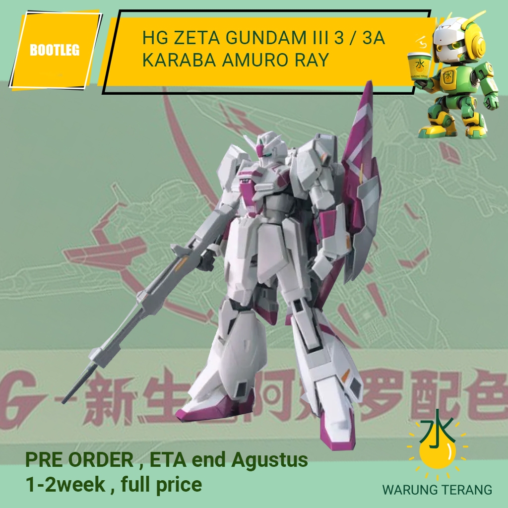 Jual HG ZETA Gadum III 3 / 3A KARABA AMURO RAY - HGUC Gadum BOOTLEG jms ...
