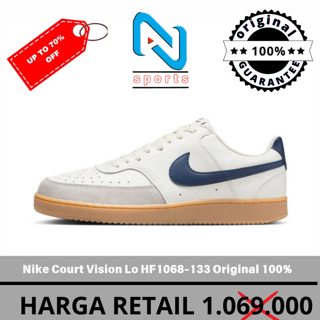 Jual Sepatu Nike Men's Court Vision Low Next Nature Shoes Original 100% ...