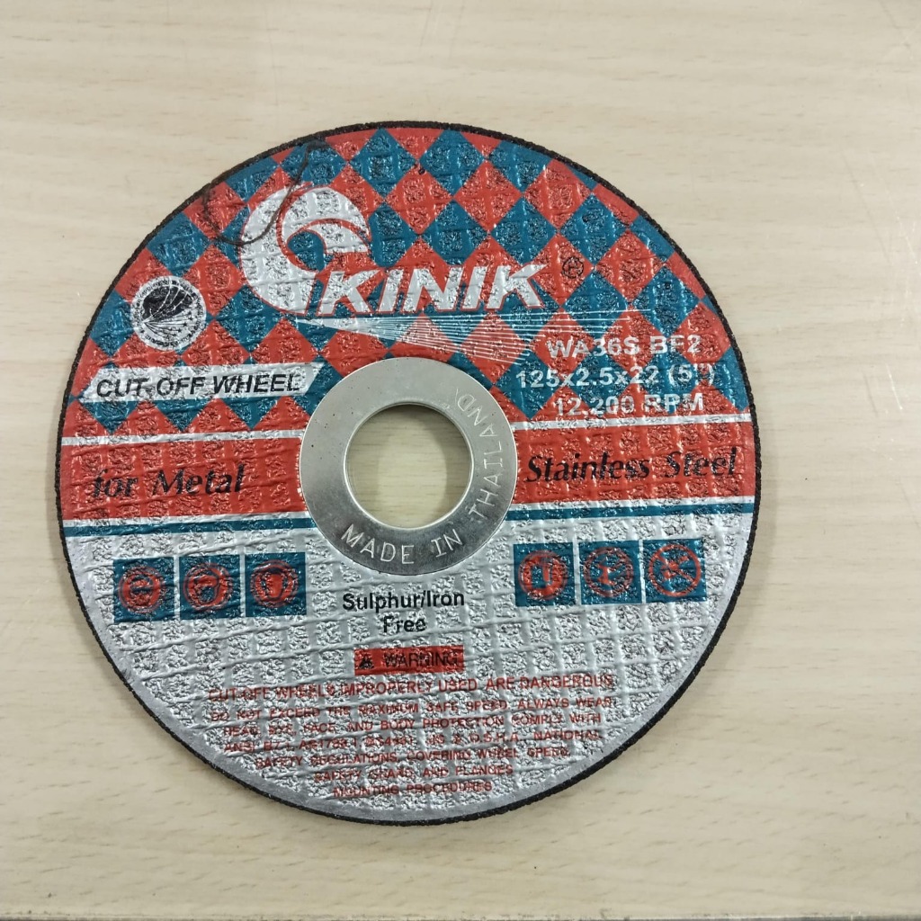 Jual KINIK Batu Gerinda Potong 5 Inch 125 mm Slep Gurinda Grinding ...