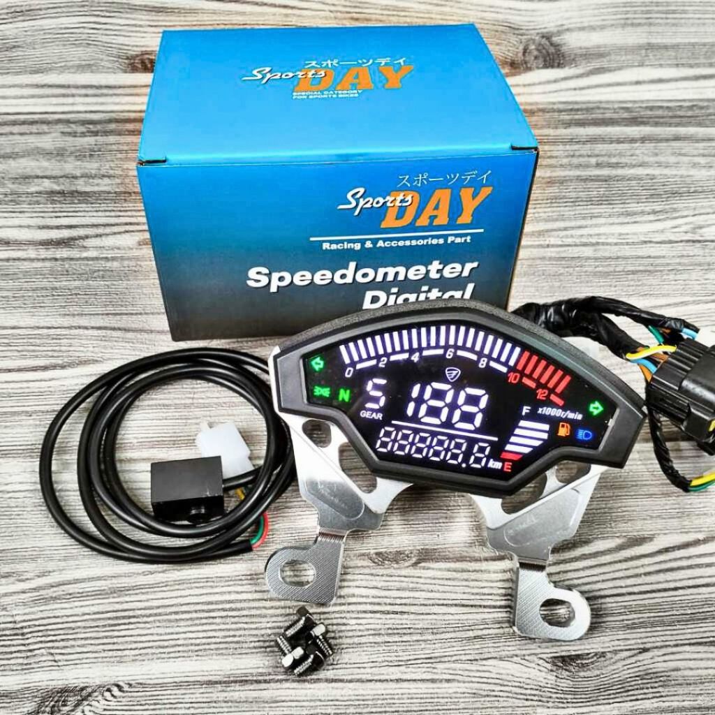 Jual Speedometer Digital GPX Spedo Spido GPX Full Digital Spidometer CB ...
