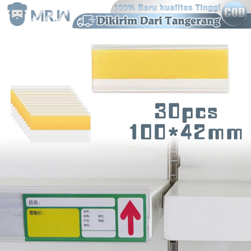 Jual 30pcs/Set Label Harga Mika PVC Price Tag Label Harga Toko Label ...