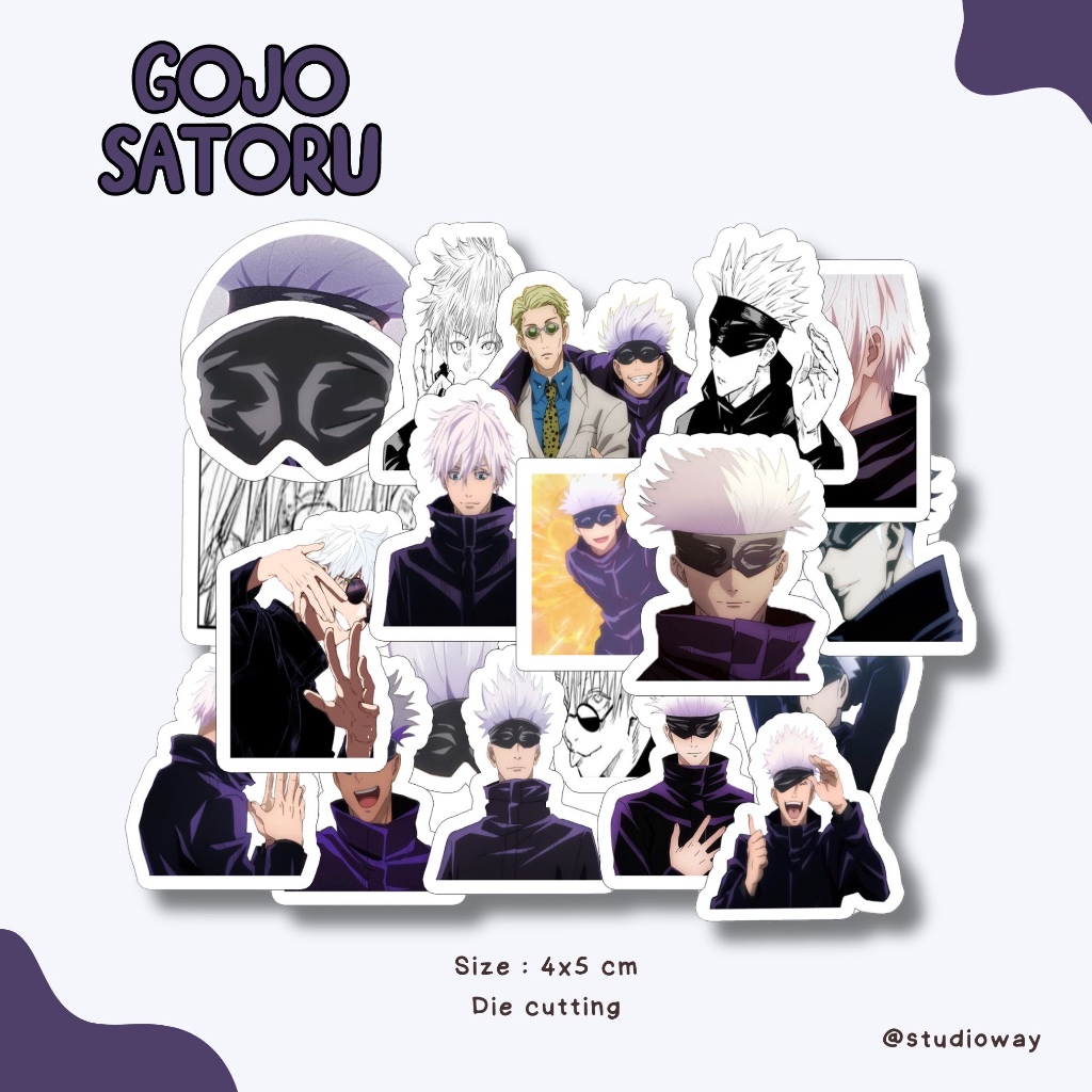 Jual STICKER ANIME GOJO SATORU JUJUTSU KAISEN | Shopee Indonesia
