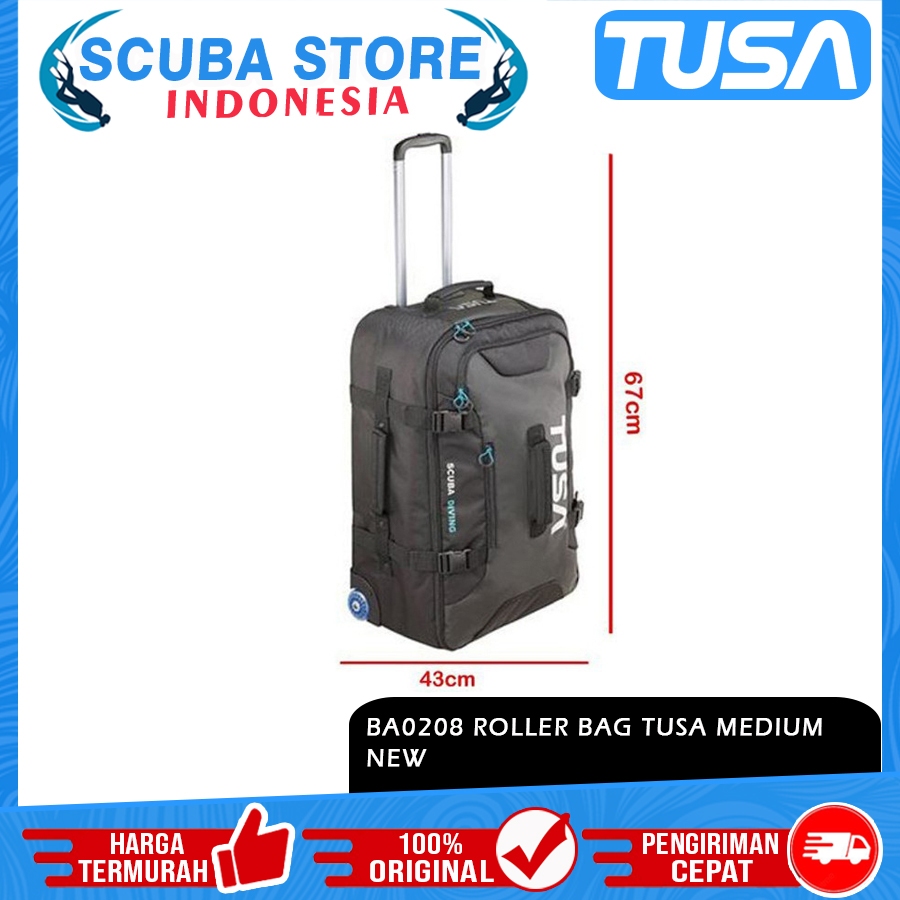 Jual BA0208 Roller Bag Tusa Medium New Scuba Diving Dive Gear Tas Alat Selam Snorkeling ...