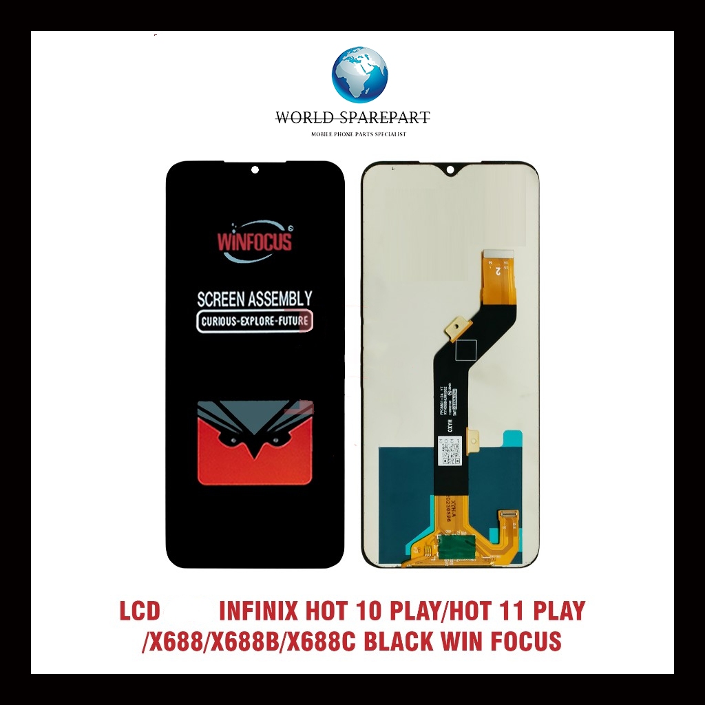 Jual LCD Infinix hot 10play x688c/x688b/x688 Fullset Touchscreen ...