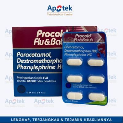 Jual PROCOLD FLU & BATUK BATUK (6 TABLET) | Shopee Indonesia