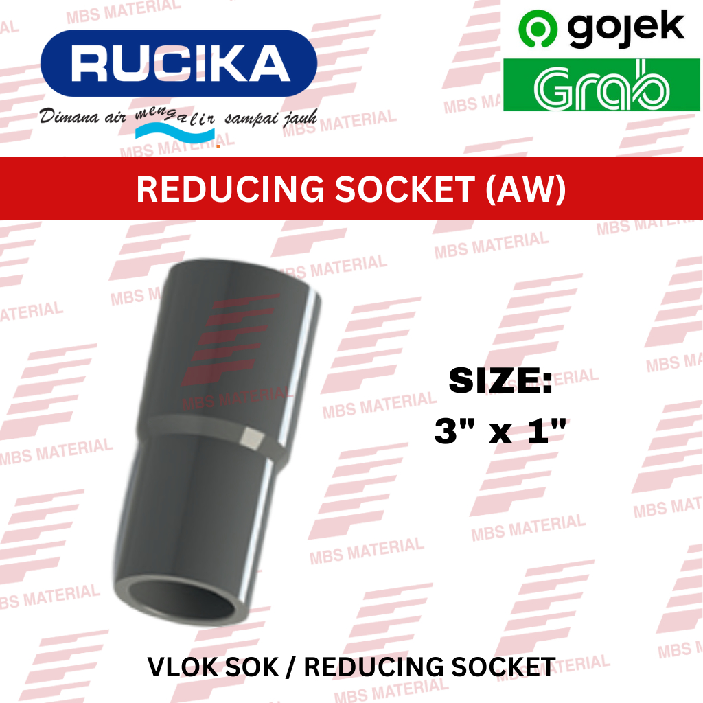 Jual Fitting Rucika Reducing Socket / V Sok / Vlok Sok Tipe AW Size 3 ...