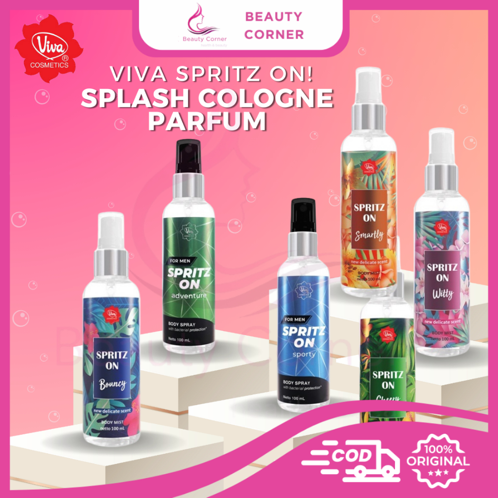 Jual Viva Spritz On! Splash Cologne Parfum - 100ml | Shopee Indonesia