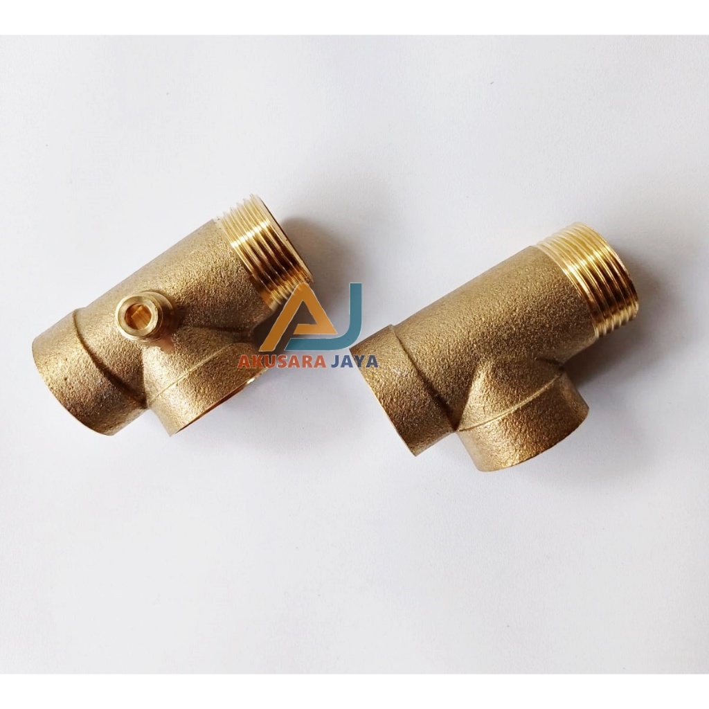 Jual Tee Way / Tee Jet Pump / Tee Otomatis KUNINGAN Uk. 1inch | Shopee ...