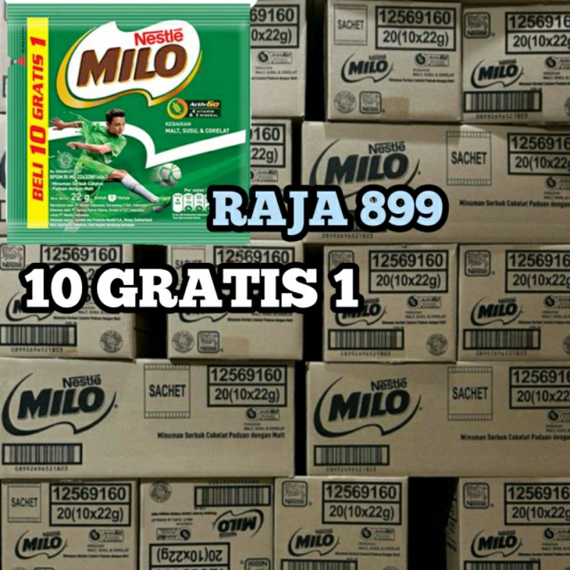 Jual MILO SACHET ACTIV-GO DUS/KARTON ISI 20 RENCENG (10X22GR) | Shopee ...