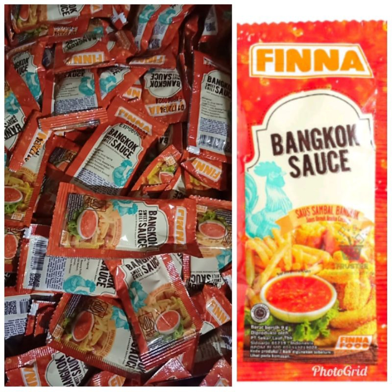 Jual SAMBAL BANGKOK FINNA SACHET 9GR KEMASAN DUS ( EXP FEBRUARI 2026 ...