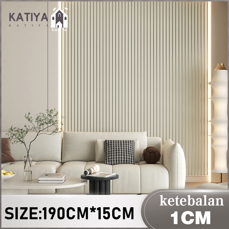 Jual [2.9METER x 15 CM] Wood Panel WPC / Wall Panel PVC / Kisi Kisi ...