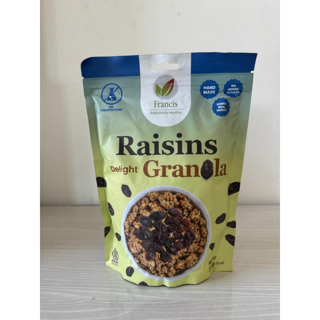Jual Raisins Delight Granola Francis Organic 340 G | Shopee Indonesia