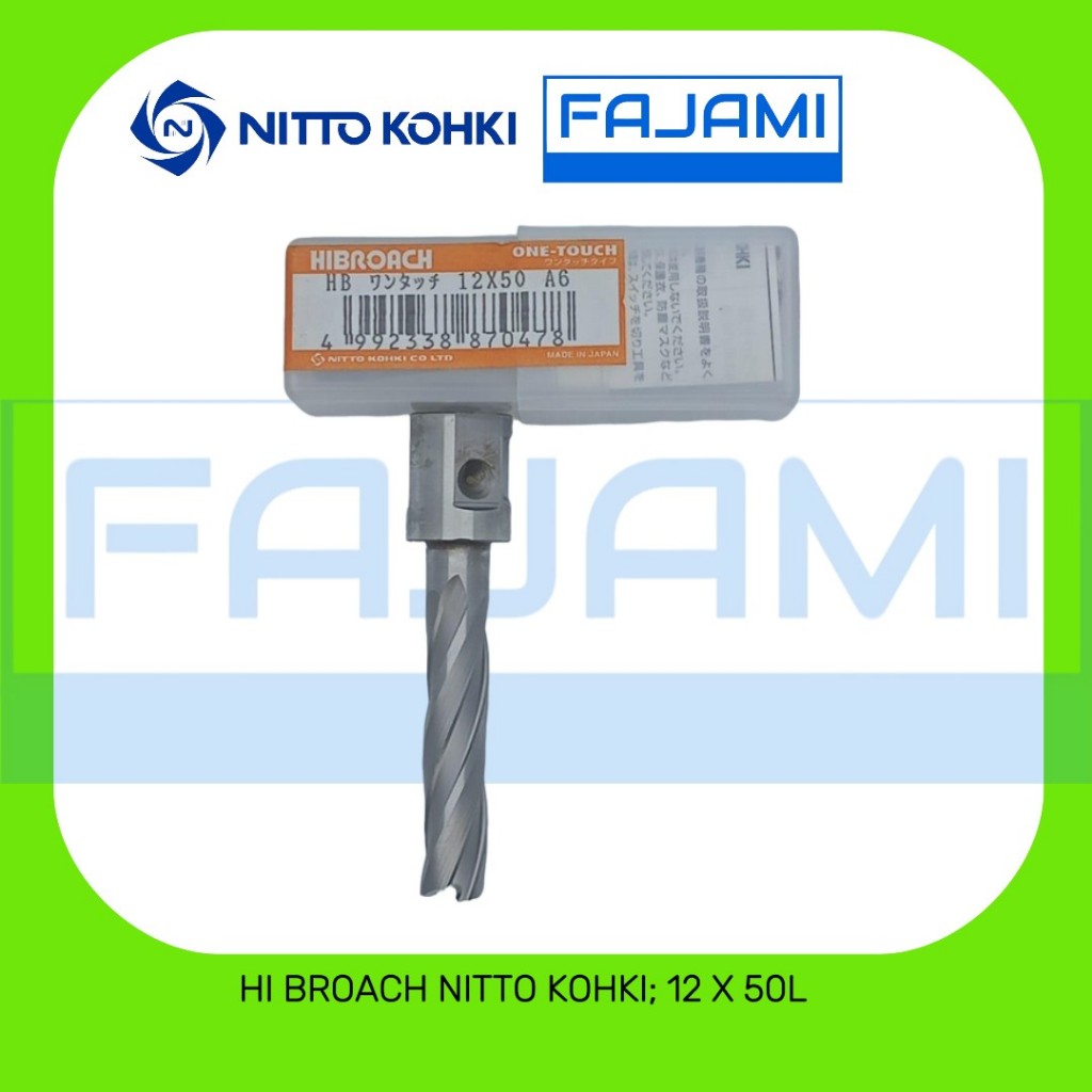 Jual HI BROACH HSS Annular Cutter Nitto Kohki 12 X 50L / Nitto Kohki Hi ...
