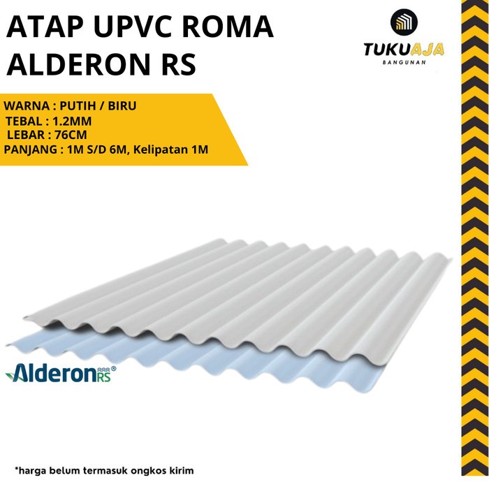 Jual Atap Alderon RS Atap uPVC Roma Single Layer 3-6 Meter | Shopee ...