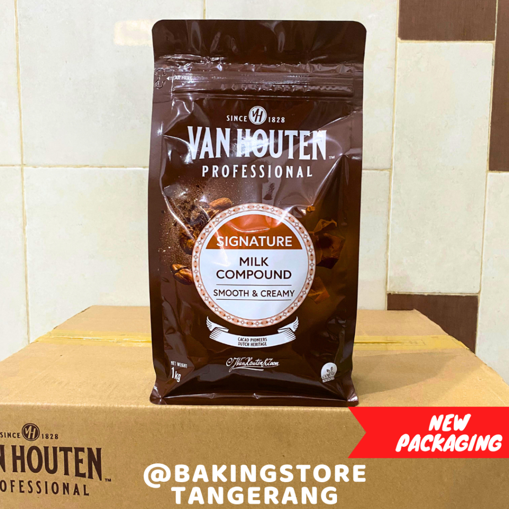 Jual Van Houten Milk Compound Coin 1 kg | Coklat Milk | Shopee Indonesia
