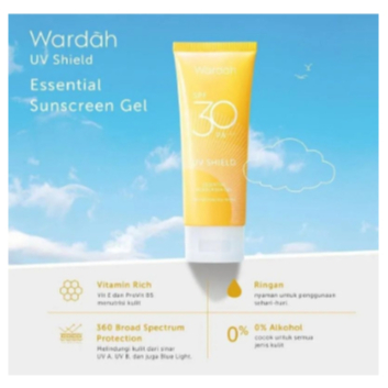Jual cod UV Shield Essential Sunscreen Gel SPF 30 PA +++ 40 ml | Shopee ...
